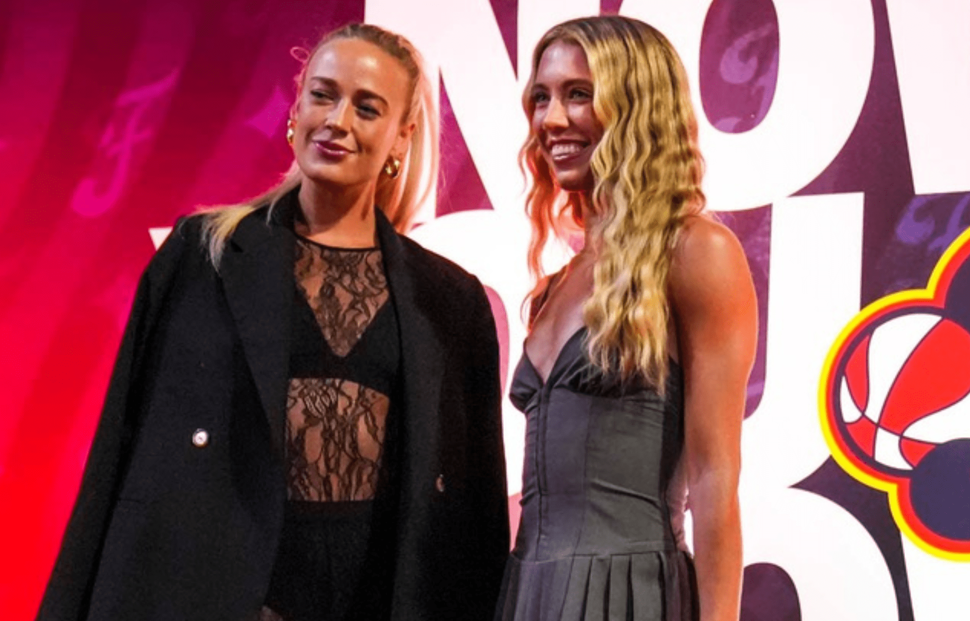 Sophie Cunningham Sporting Damian Lillard Kicks 'Dolla Red' Gets Mushy Reaction From Lexie Hull